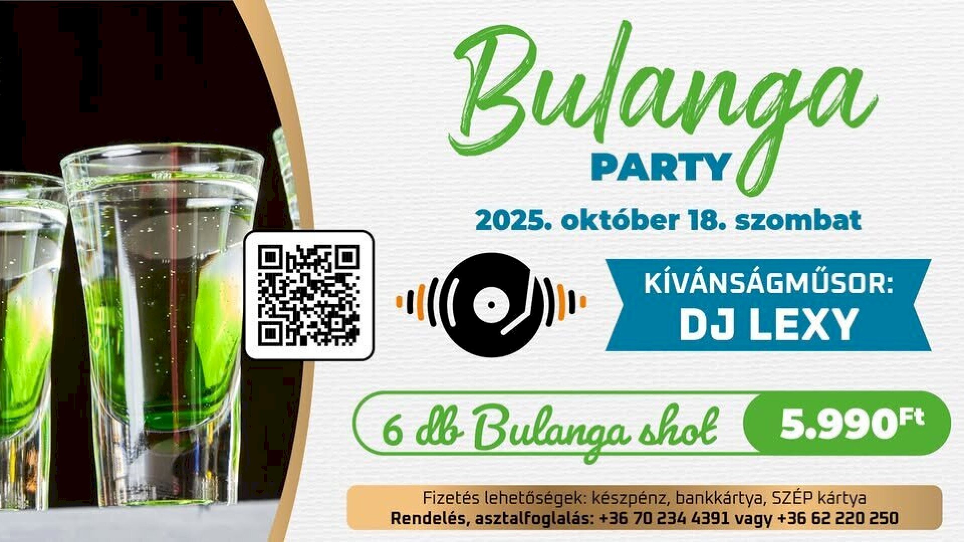 BULANGA PARTY - Programok - Turisztika - Mórahalom